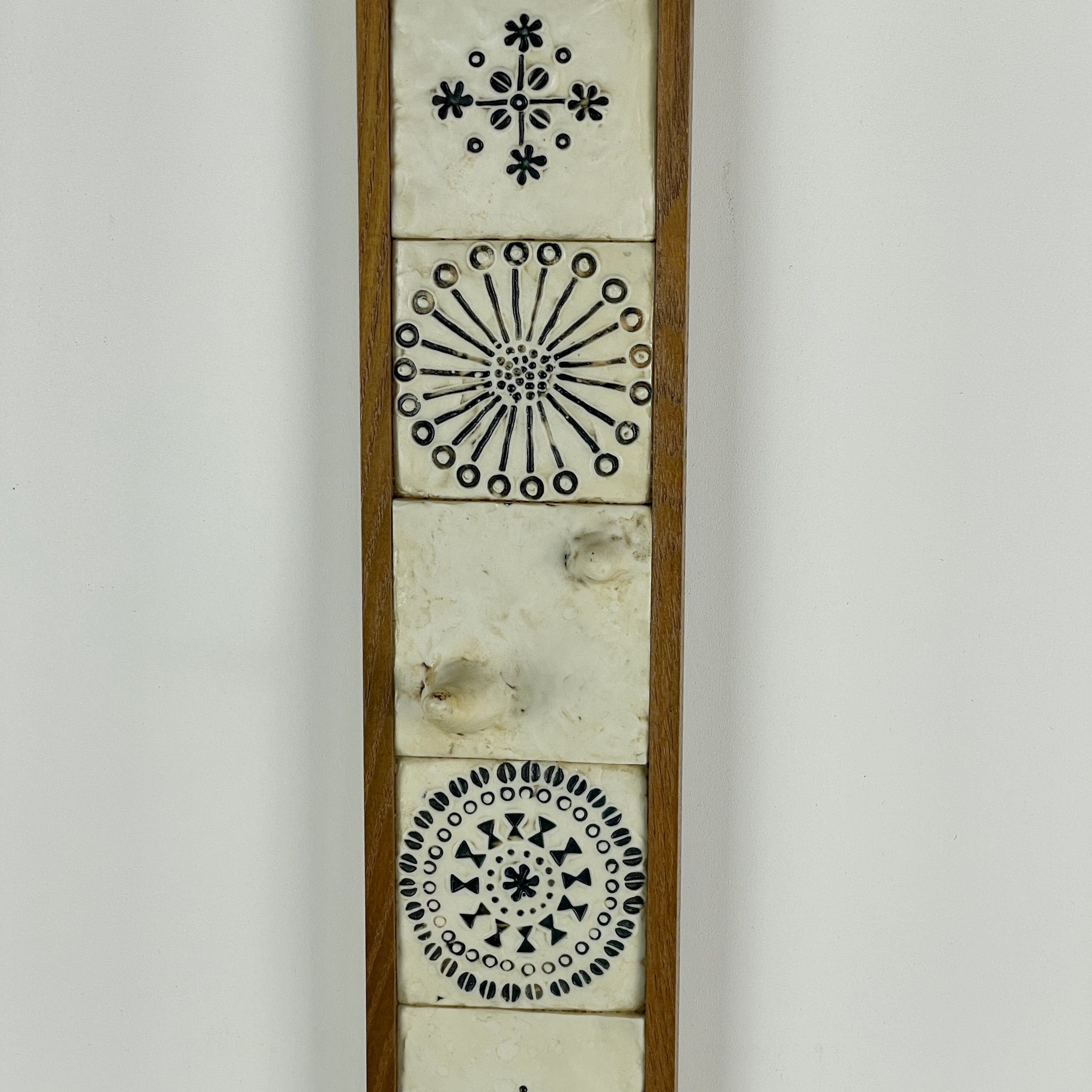 Astounding Signed Ceramic Tile Sculpture With Protruded - Etsy