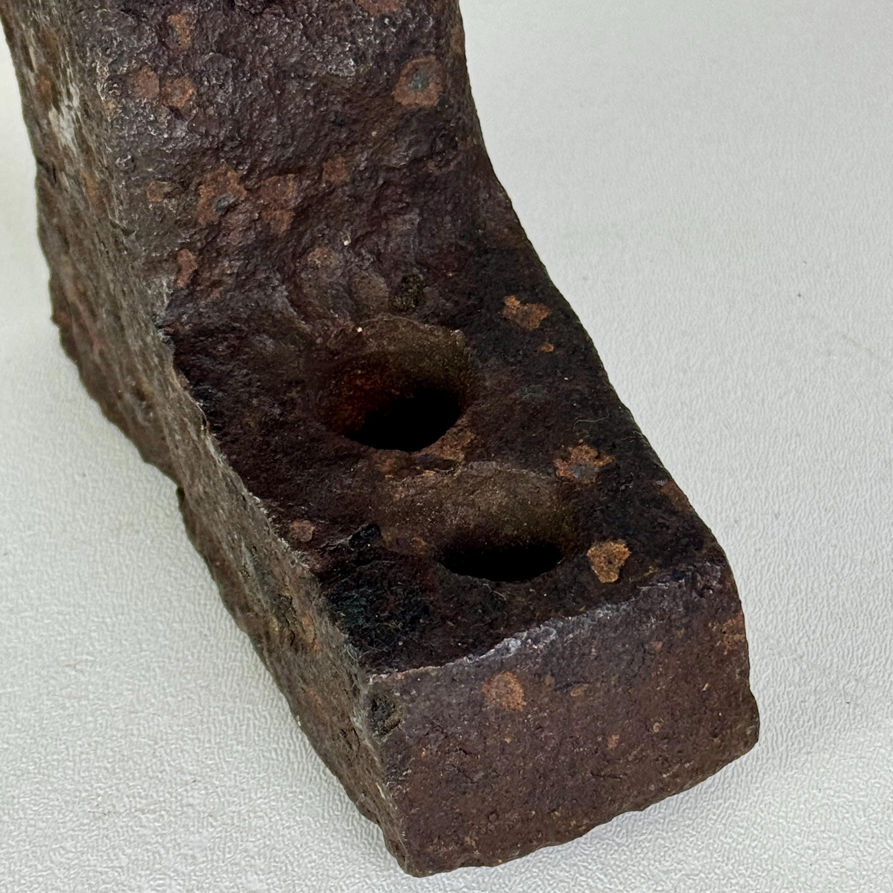 Rare 17th Century Sculptural Antique European Blacksmith Stake Stump ...