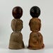 Pair of Vintage Folk Art Wooden Carnival Target Dressed up Dolls, Set 1 ...
