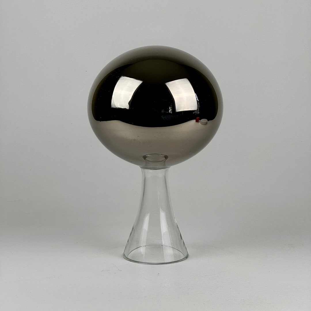 Vintage Mercury Glass Sphere Sculpture - Etsy Vintage Mercury Glass Sphere Sculpture - Etsy