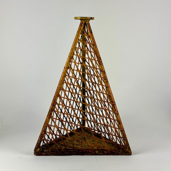 Metal Pyramid Sculpture - Etsy