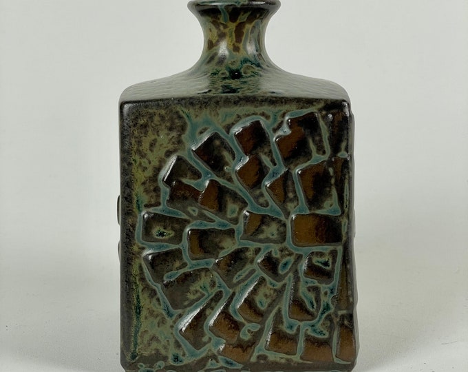 Vintage Japanese OMC Otagiri Sunburst Stoneware Vase - Etsy