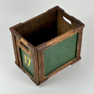 Rare Antique Collapsable Wooden & Meal Box With Carved in Handles in ...