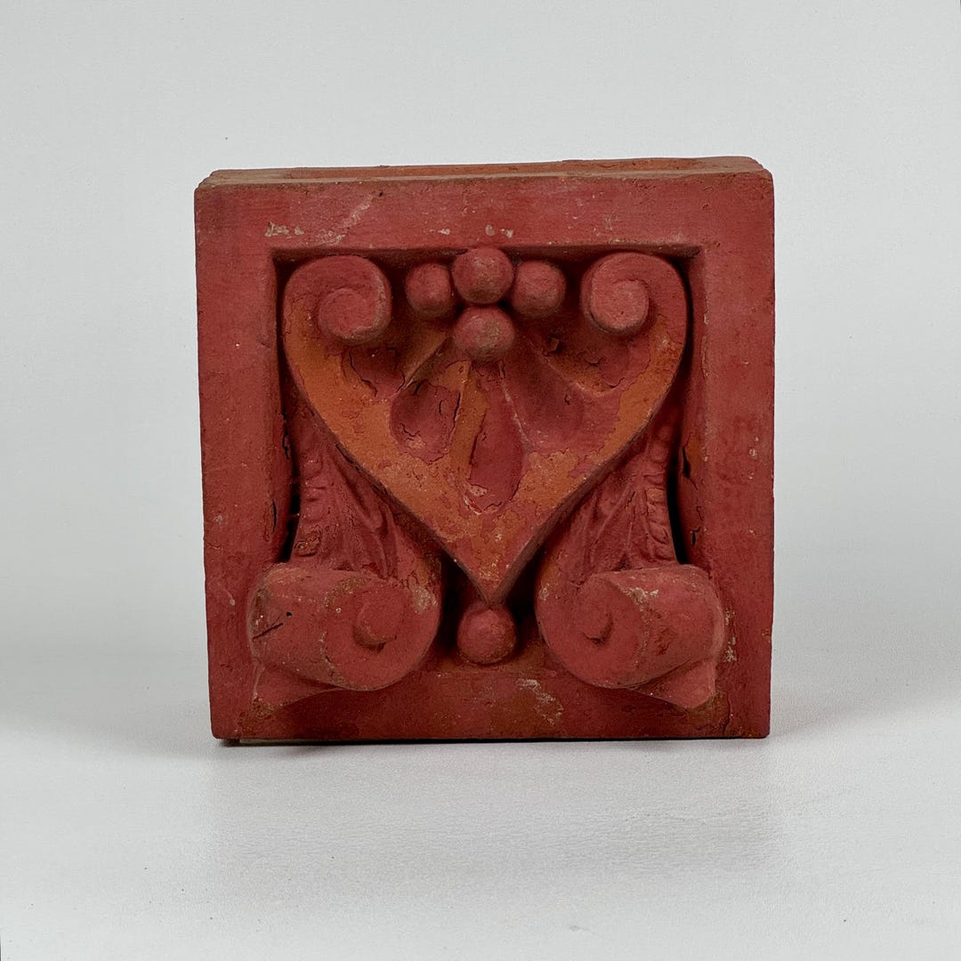 Early 20th Century Architectural Salvage Terra Cotta Large Exterior ...