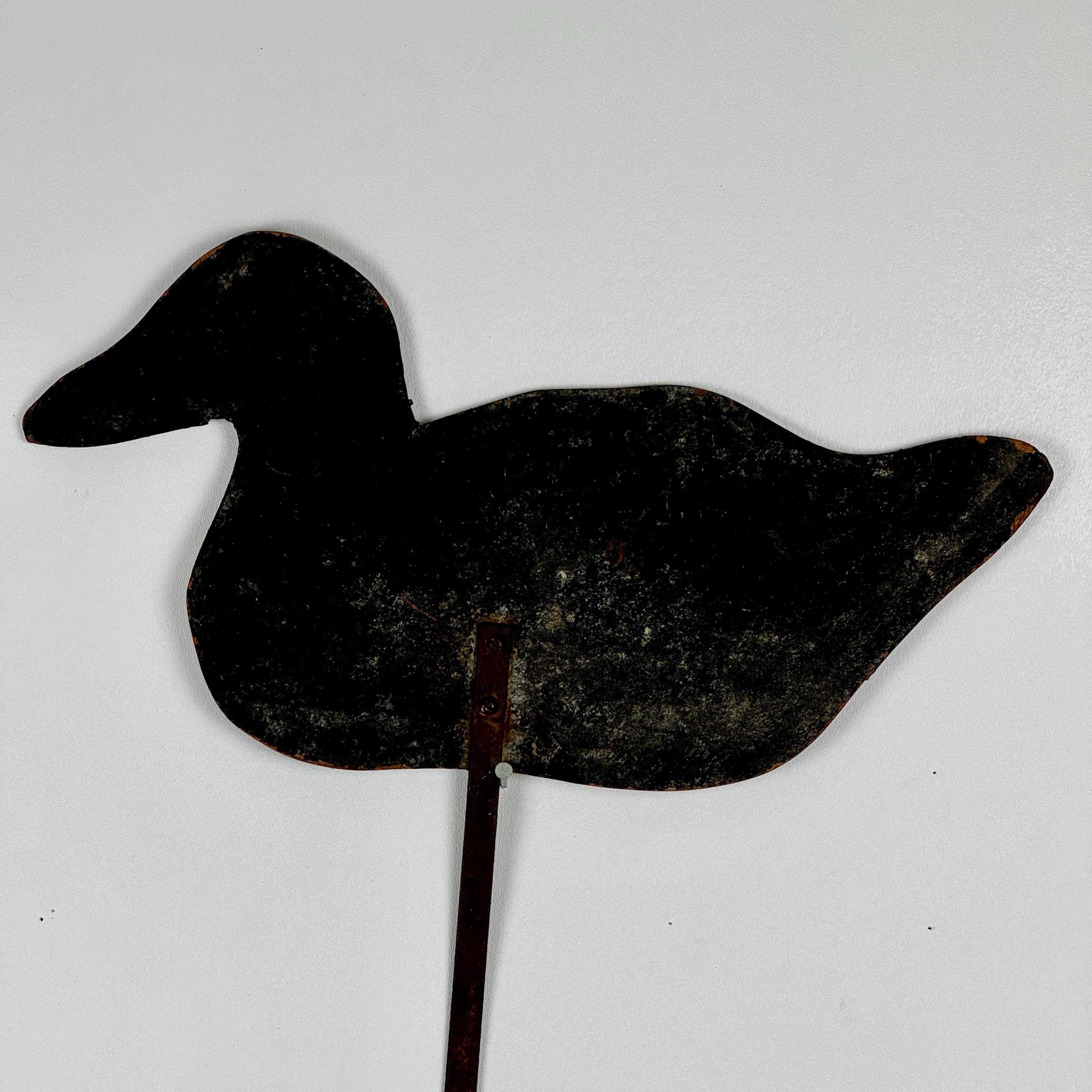 Vintage, Hand Made Duck Cardboard Cutout Decoy on Metal Bar - Etsy