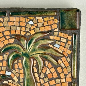 Magnificent Vintage Mosaic Ceramic Tile Art of 7 Palm Trees - Etsy