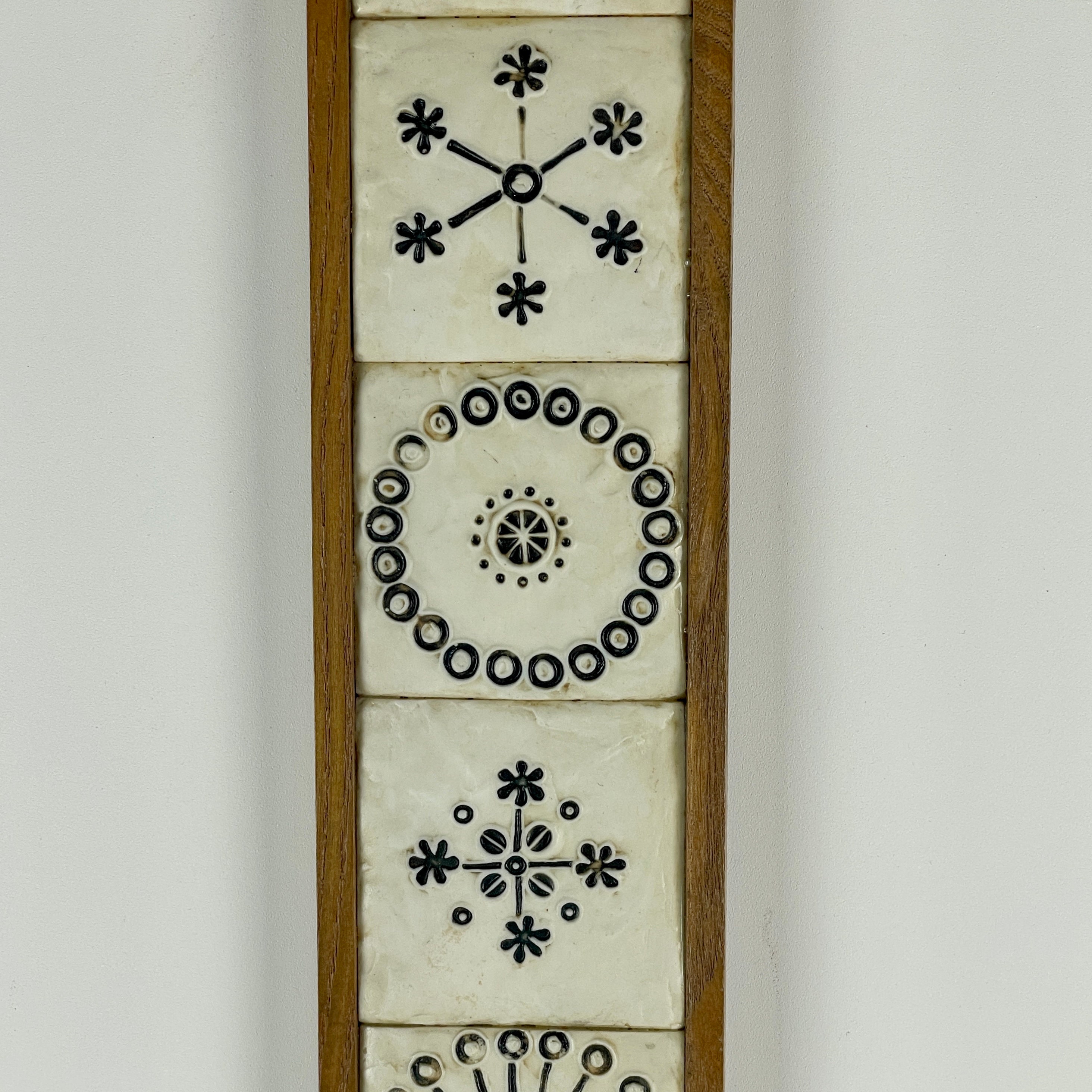 Astounding Signed Ceramic Tile Sculpture With Protruded - Etsy