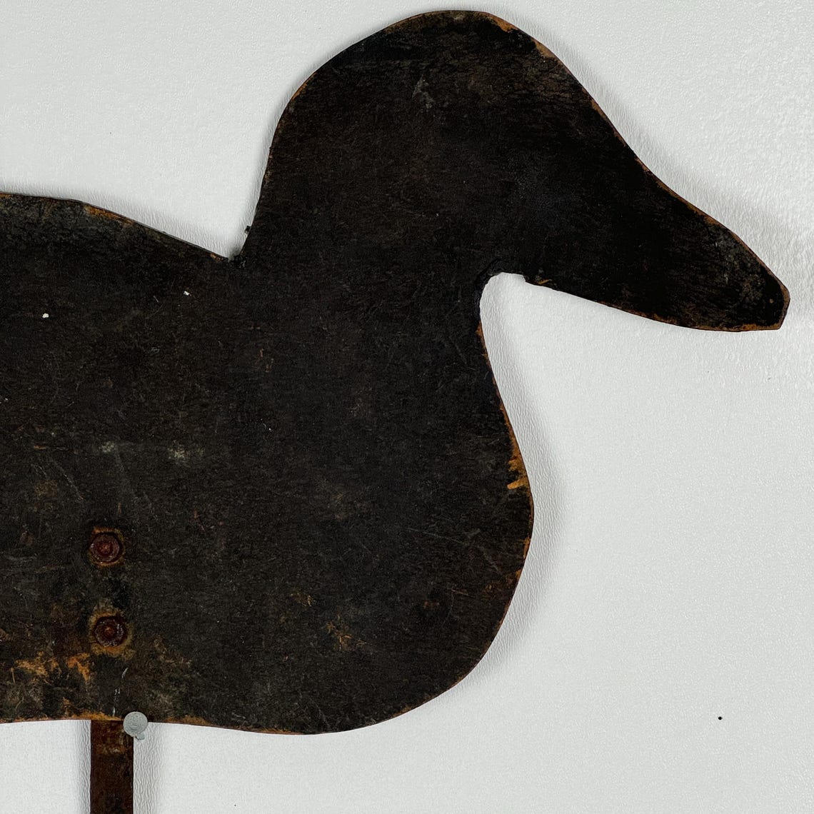 Vintage, Hand Made Duck Cardboard Cutout Decoy on Metal Bar - Etsy