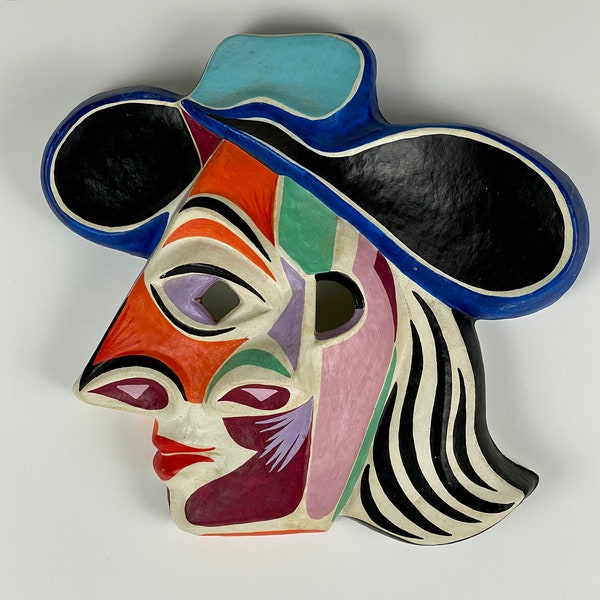 Paper Mache Mask - Etsy