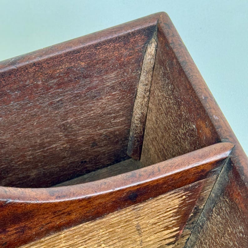 Antique 19th C. Mahogany Double Compartments and Lidded Cutlery Box ...