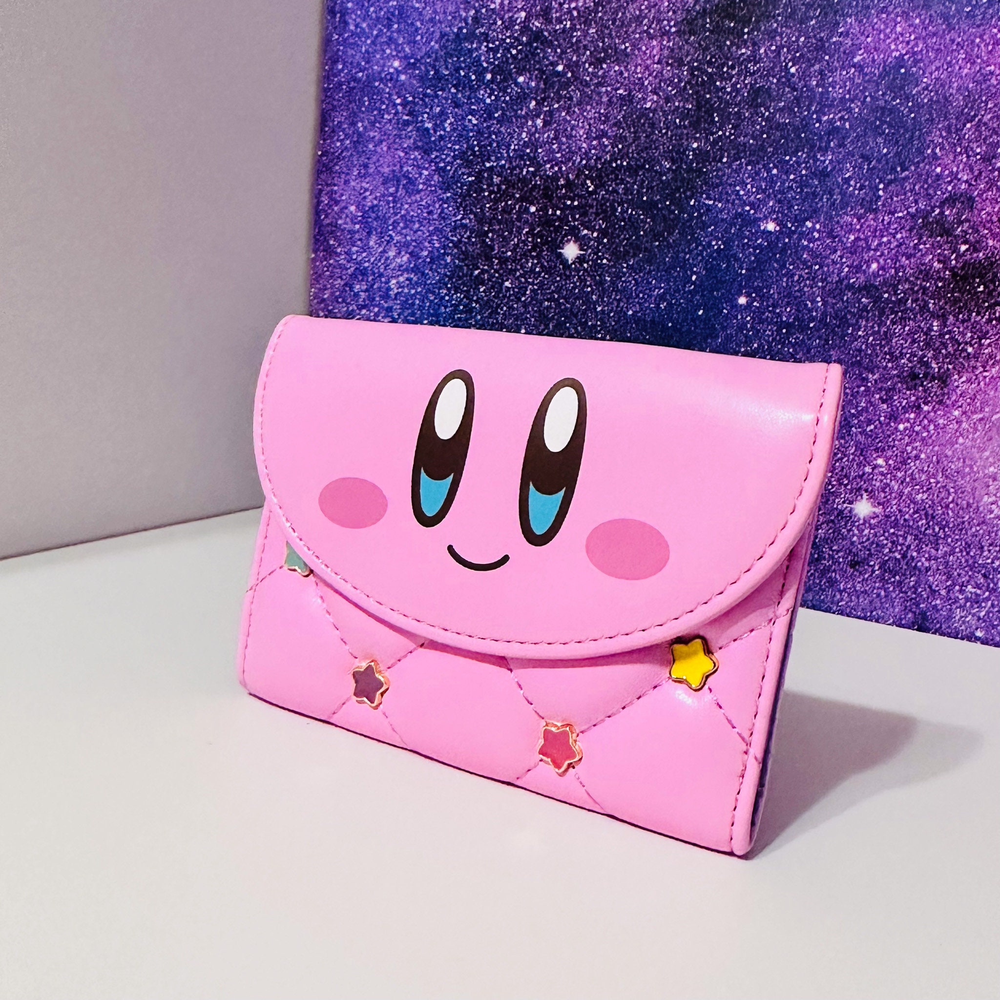 Cuta Kawaii Kirby Stars Nintendo Wallet Cute Wallet Anime ID - Etsy