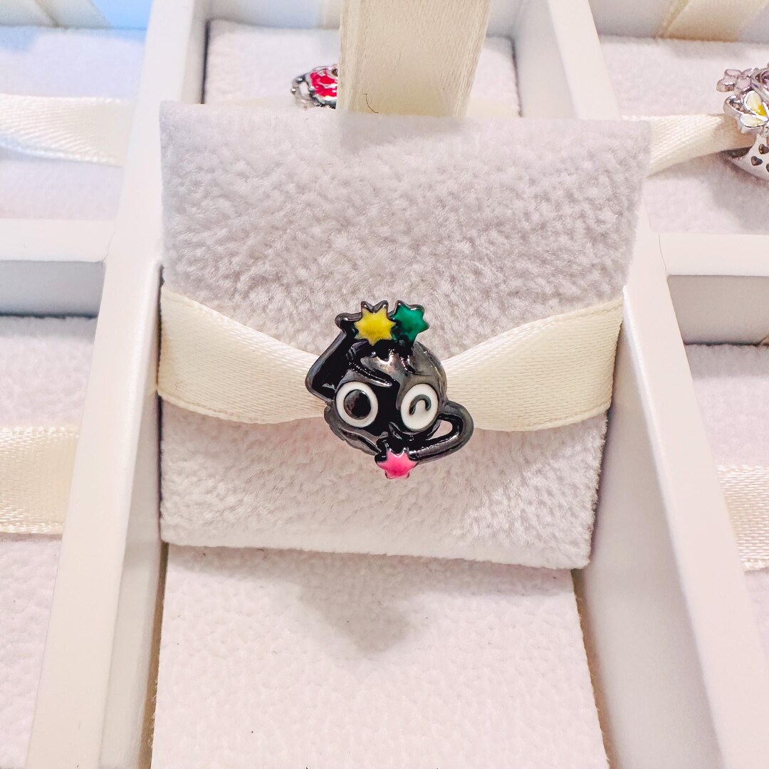 925 Sterling Silver Studio Ghibli's Spirit Away Soot Sprite Susuwatari ...