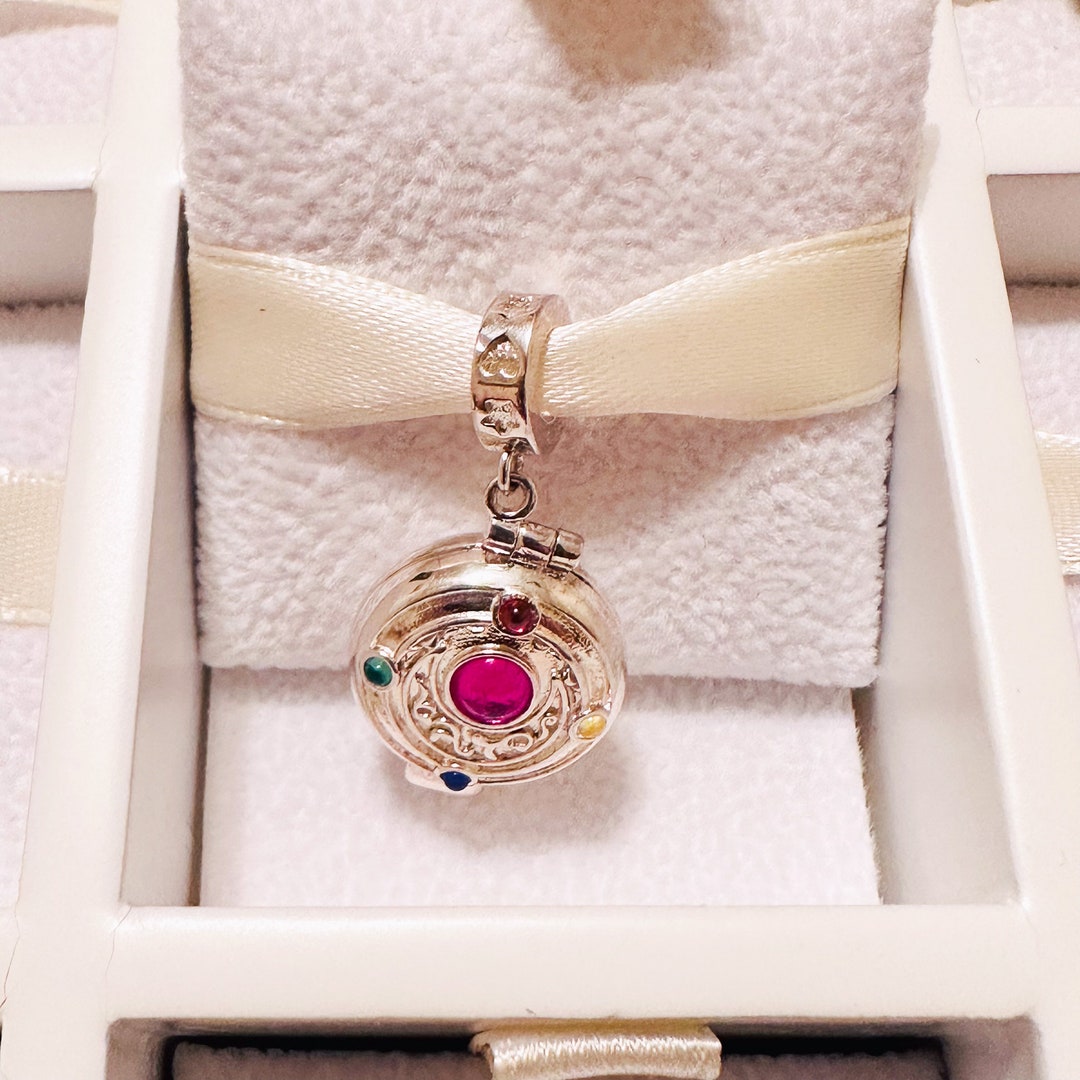 925 Sterling Silver Sailor Moon Bandai Polly Pocket Charm Bead Fits ...