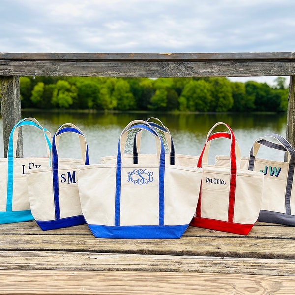 Canvas Boat Totes - Etsy
