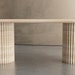 Customisable Beige Travertine Dining Table Size of Your Choice - Etsy