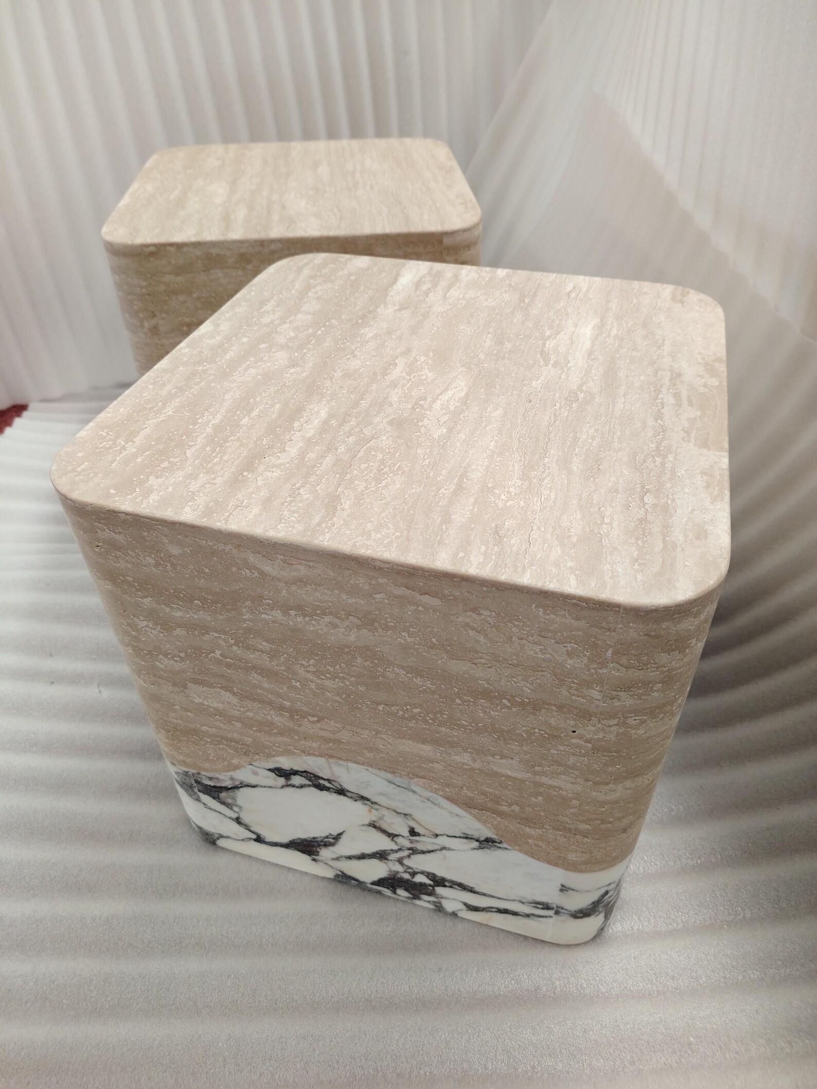 Customisable Mix Marble Side Table - Size of Your Choice - Etsy