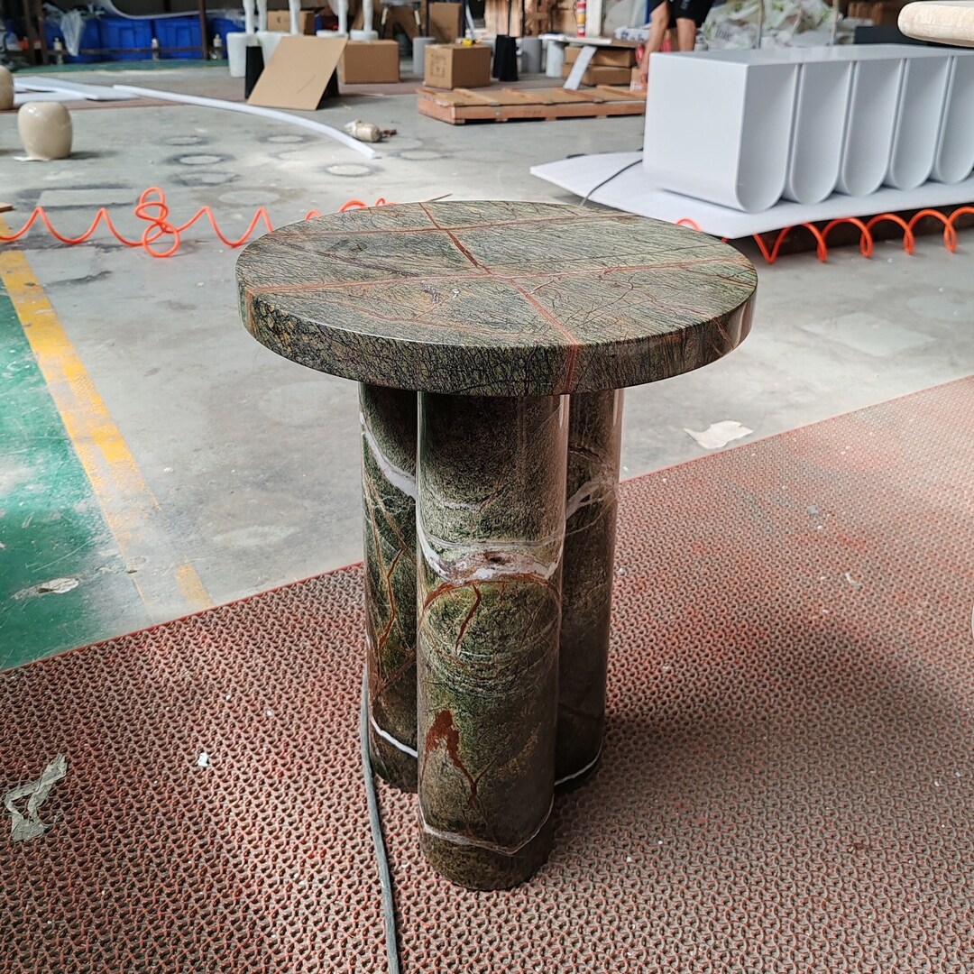 Custom Made Marble Side Table - Size of Your Choice - Etsy