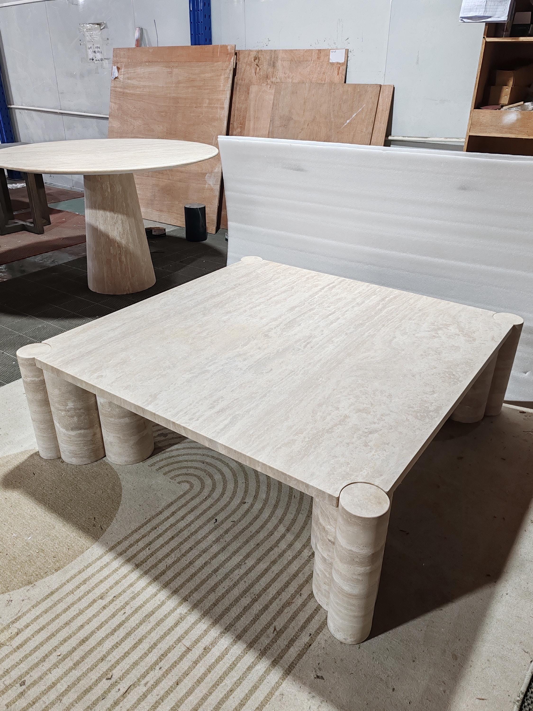 Customisable Travertine Table - Size of Your Choice - Etsy