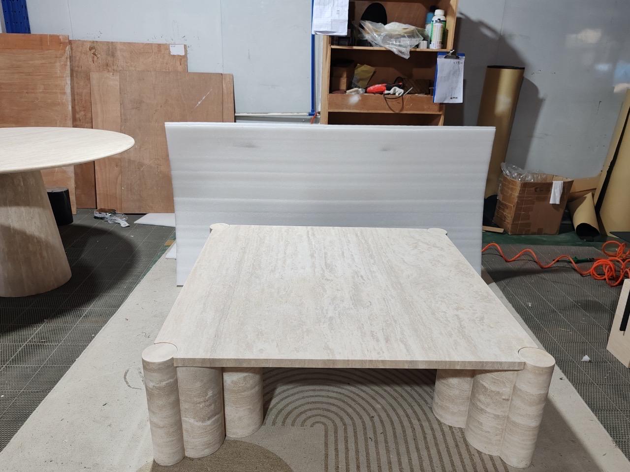 Customisable Travertine Table - Size of Your Choice - Etsy