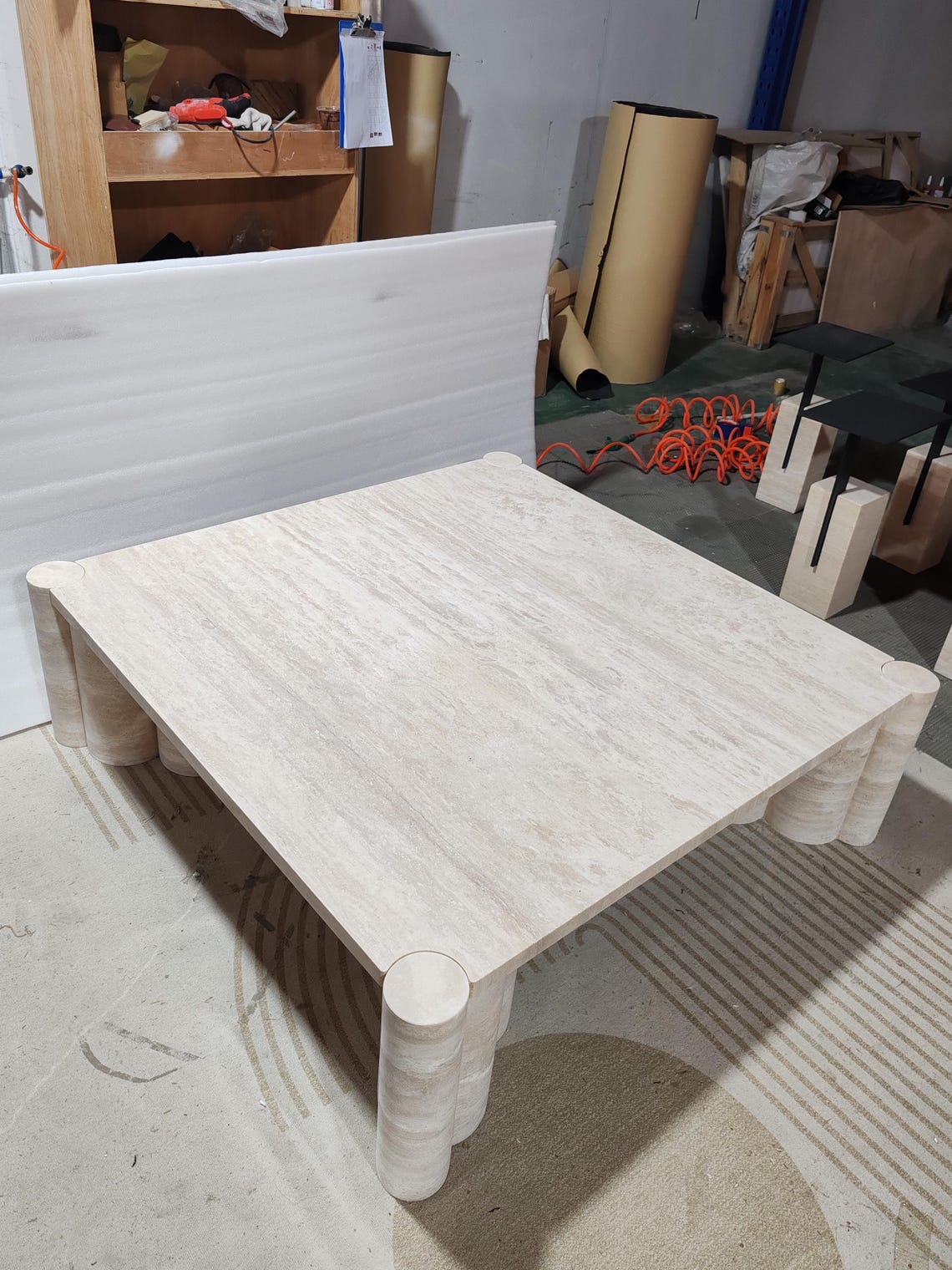 Customisable Travertine Table - Size of Your Choice - Etsy