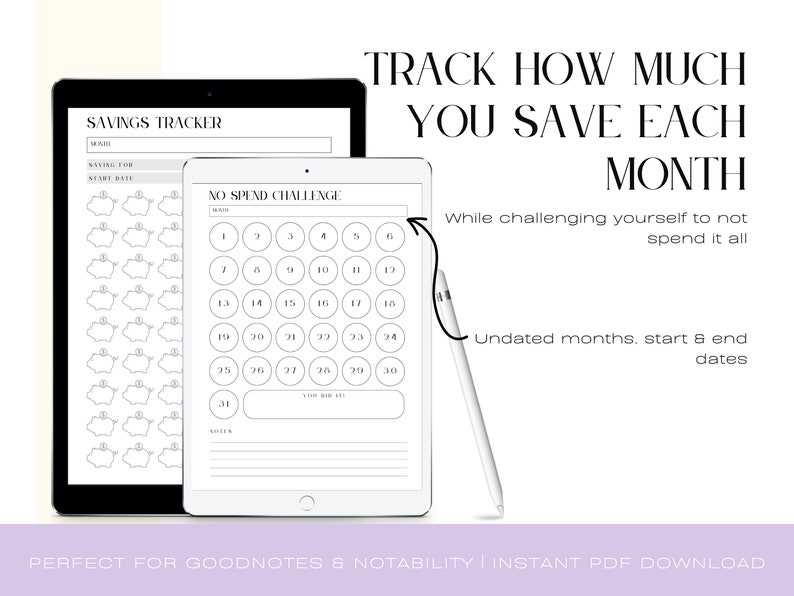 Digital Budget Planner︱goodnotes Planner︱notability Planner︱portrait ...