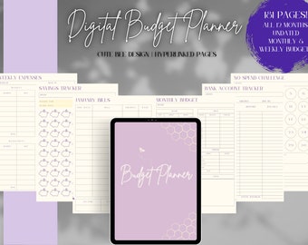 Digital Budget Planner︱goodnotes Planner︱notability Planner︱portrait ...