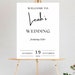 Welcome to Wedding Featuring Sign Funny Wedding Poster Becca’s Wedding ...