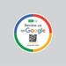 Google Review Stickers With QR Code – Personalized Vinyl Decals for ...