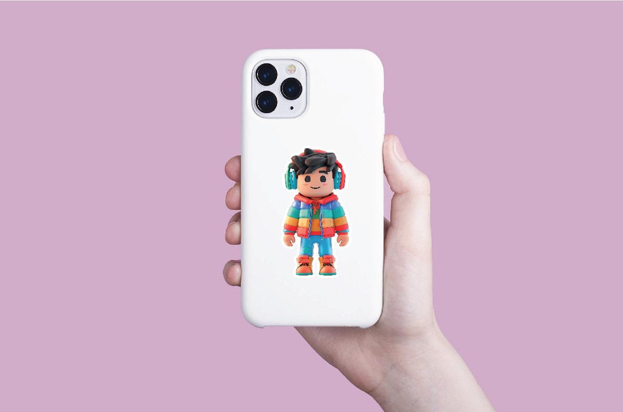Roblox Stickers Pack: 18 Die-cut Waterproof Vinyl Decals - Etsy