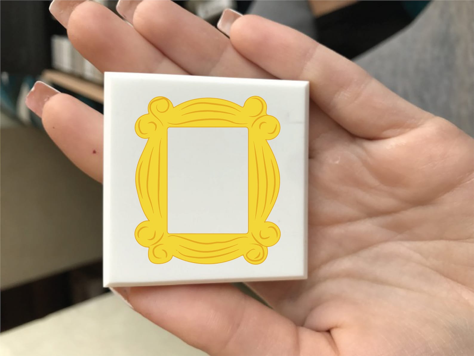 FRIENDS Yellow Frame Vinyl Decal Sticker | FRIENDS Vinyl Sticker ...