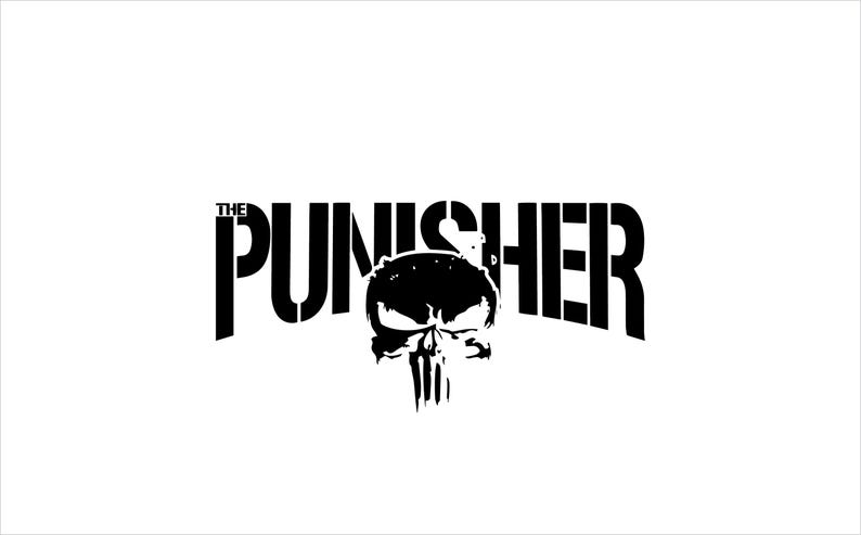 Punisher Skull Vinyl Decal: Car, Laptop, Phone Sticker - Etsy