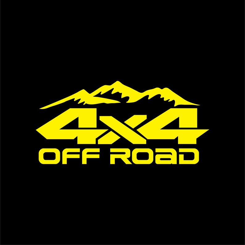 4x4 off Road Mountain Vinyl Decal: Truck SUV Car Window Sticker - Etsy