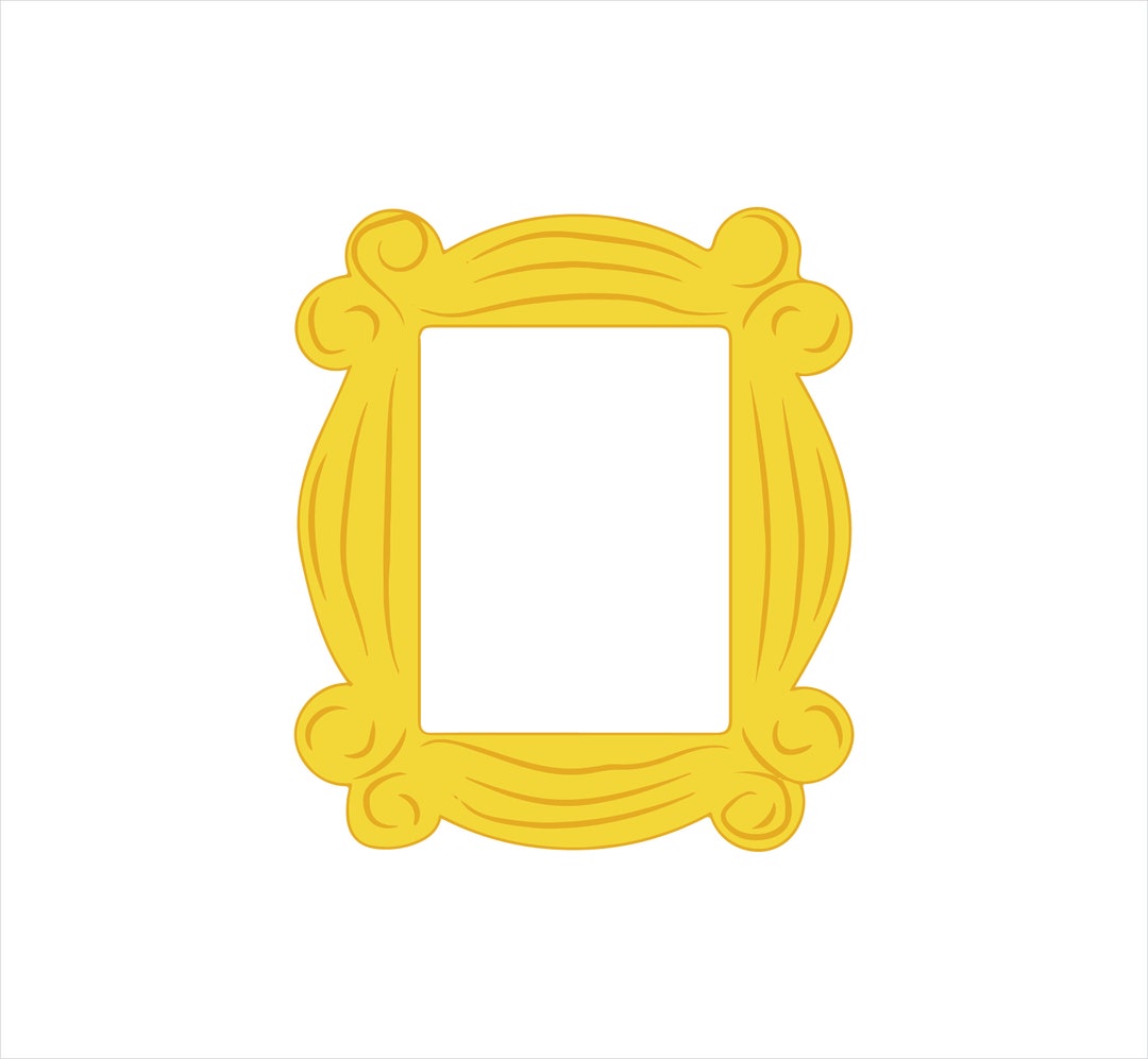 FRIENDS Yellow Frame Vinyl Decal Sticker | FRIENDS Vinyl Sticker ...