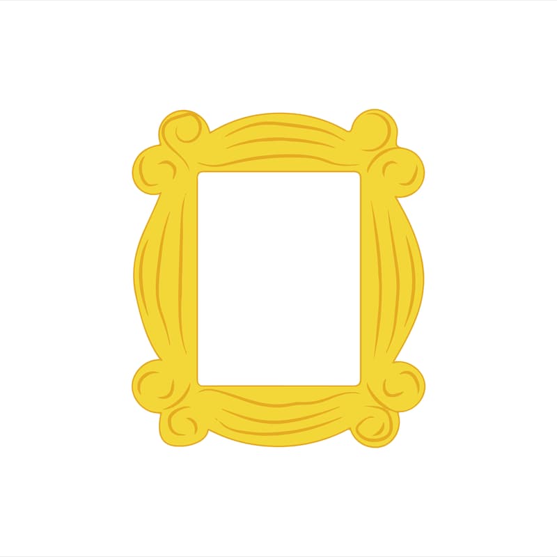 Friends Picture Frame Svg - Etsy