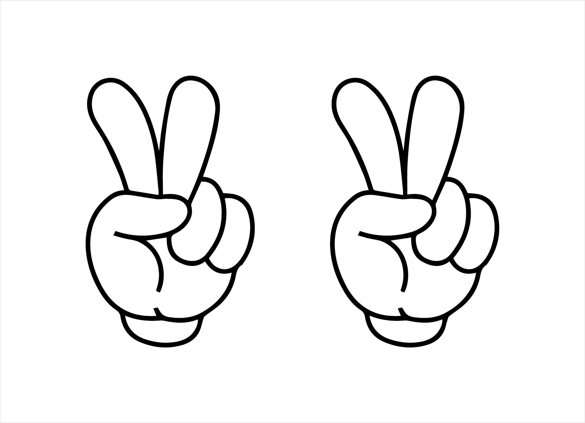 Peace Sign Vinyl Decals Small Stickers for Car Phone Mirror Laptop and ...
