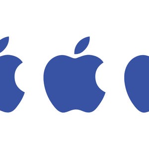 Apple Logo Vinyl Decals - Set of 3 Small Stickers - Etsy