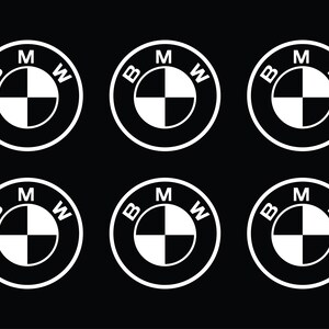 BMW Logo Vinyl Decals: Car Phone Laptop Stickers - Set of 6 - Etsy