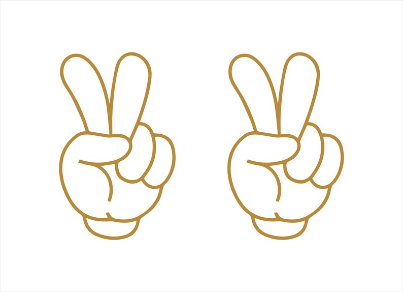 Peace Sign Vinyl Decals Small Stickers for Car Phone Mirror Laptop and ...