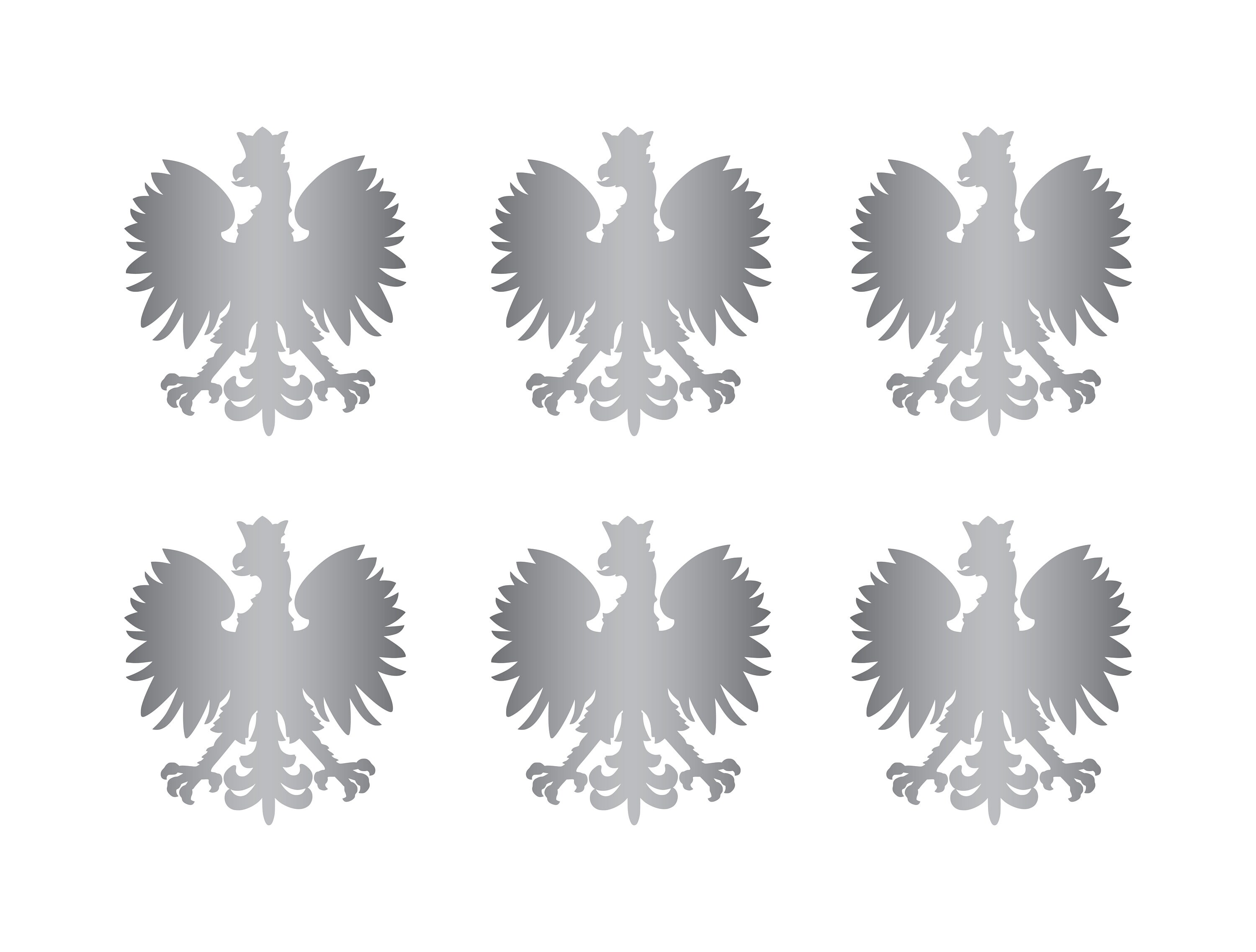 Small Polish Eagle Logo Vinyl Decals Small Stickers for Car Phone Dashboard Mirror Laptop and ...