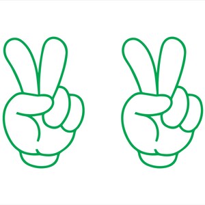 Peace Sign Vinyl Decals Small Stickers for Car Phone Mirror Laptop and ...