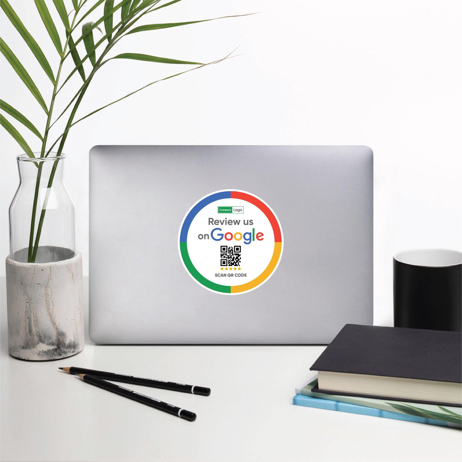 Custom Google Review QR Code Stickers: Business Vinyl Decals - Etsy