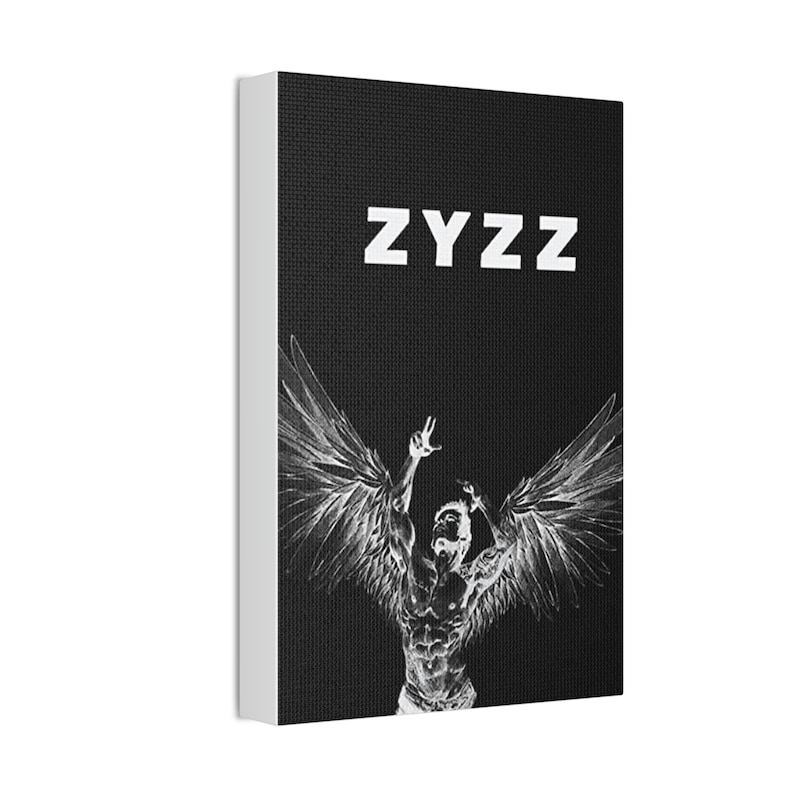 Zyzz Black and White Canvas Poster Premium Quality Bodybuilding Canvas ...