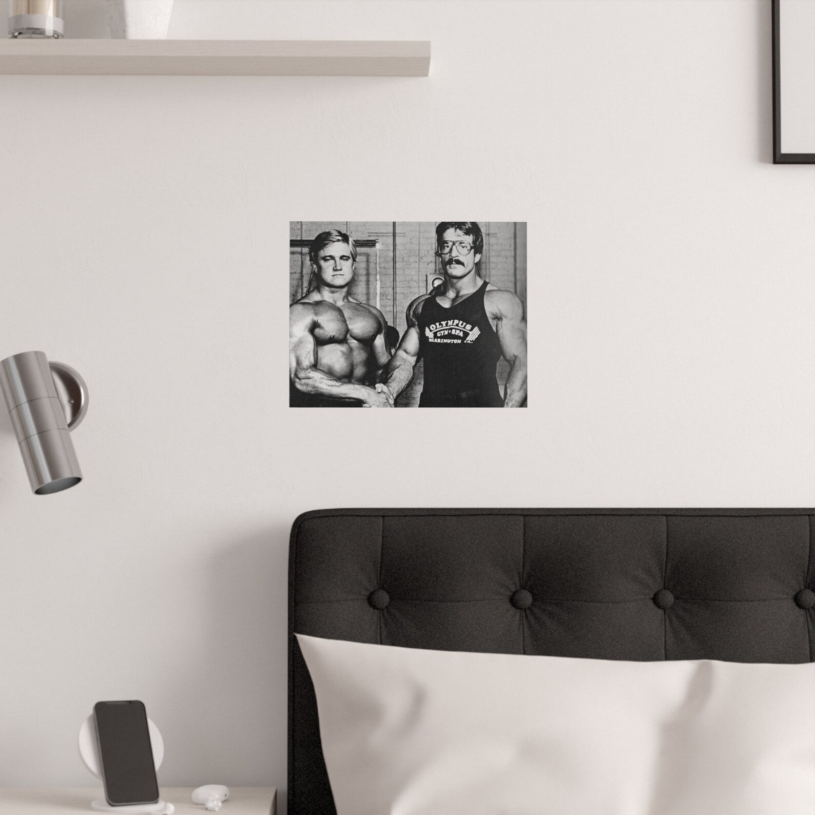 Mike Mentzer and Tom Platz Premium Black and White Poster | the Golden ...