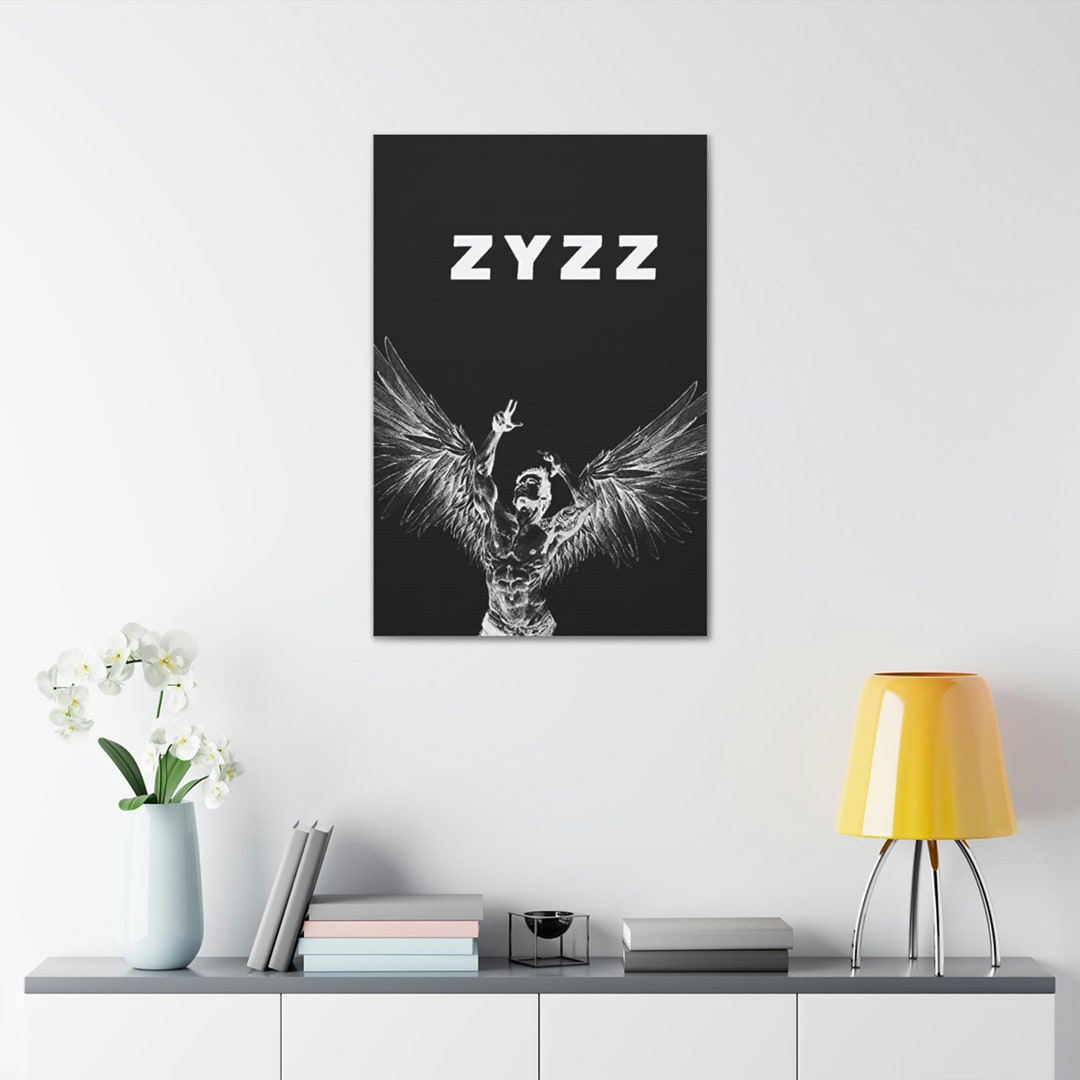 Zyzz Black and White Canvas Poster | Premium Quality Bodybuilding ...