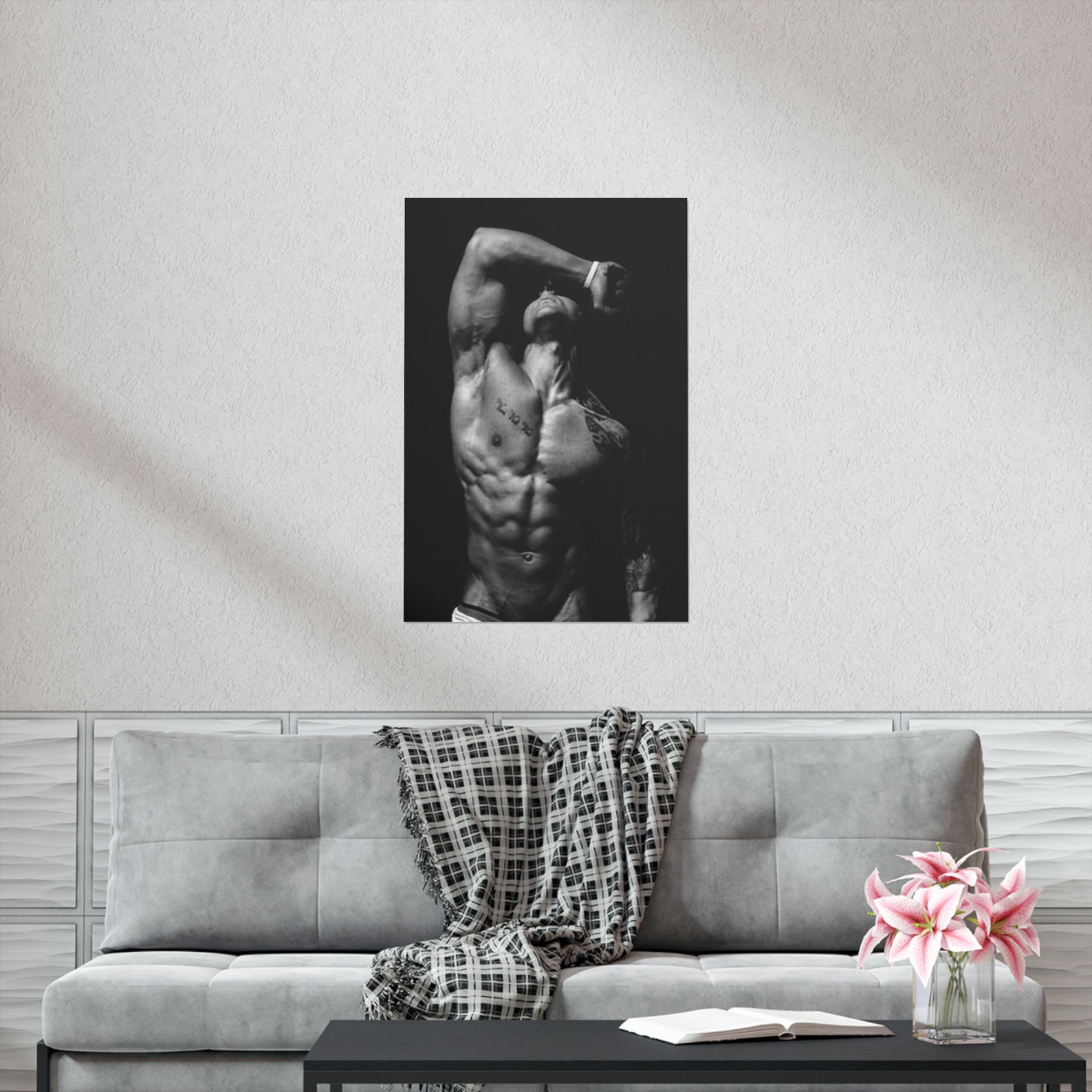 Zyzz Black and White Poster | Premium Quality Poster | Bodybuilder ...