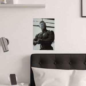 Urs Kalecinski Black and White Bodybuilding Poster | Modern ...