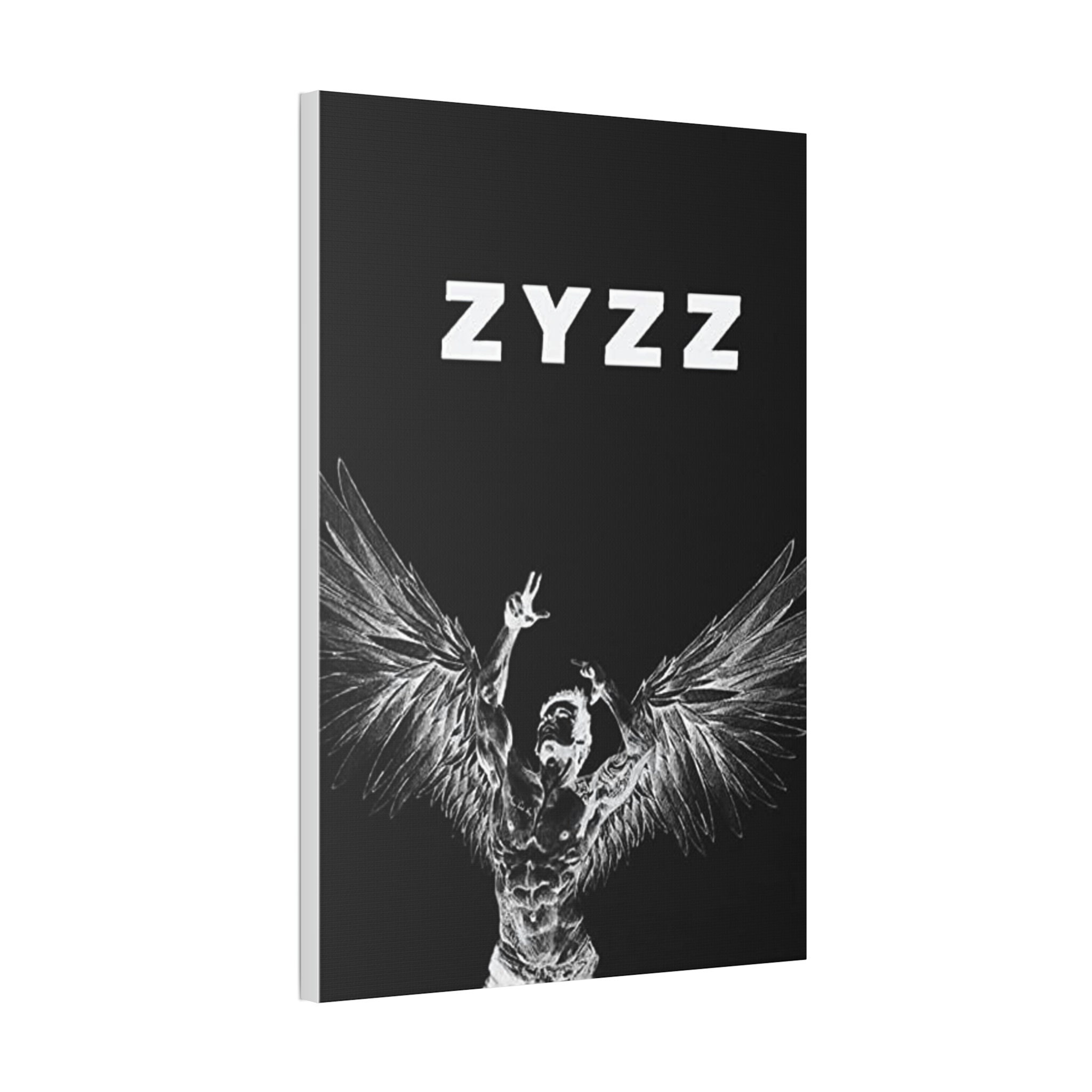 Zyzz Black and White Canvas Poster | Premium Quality Bodybuilding ...