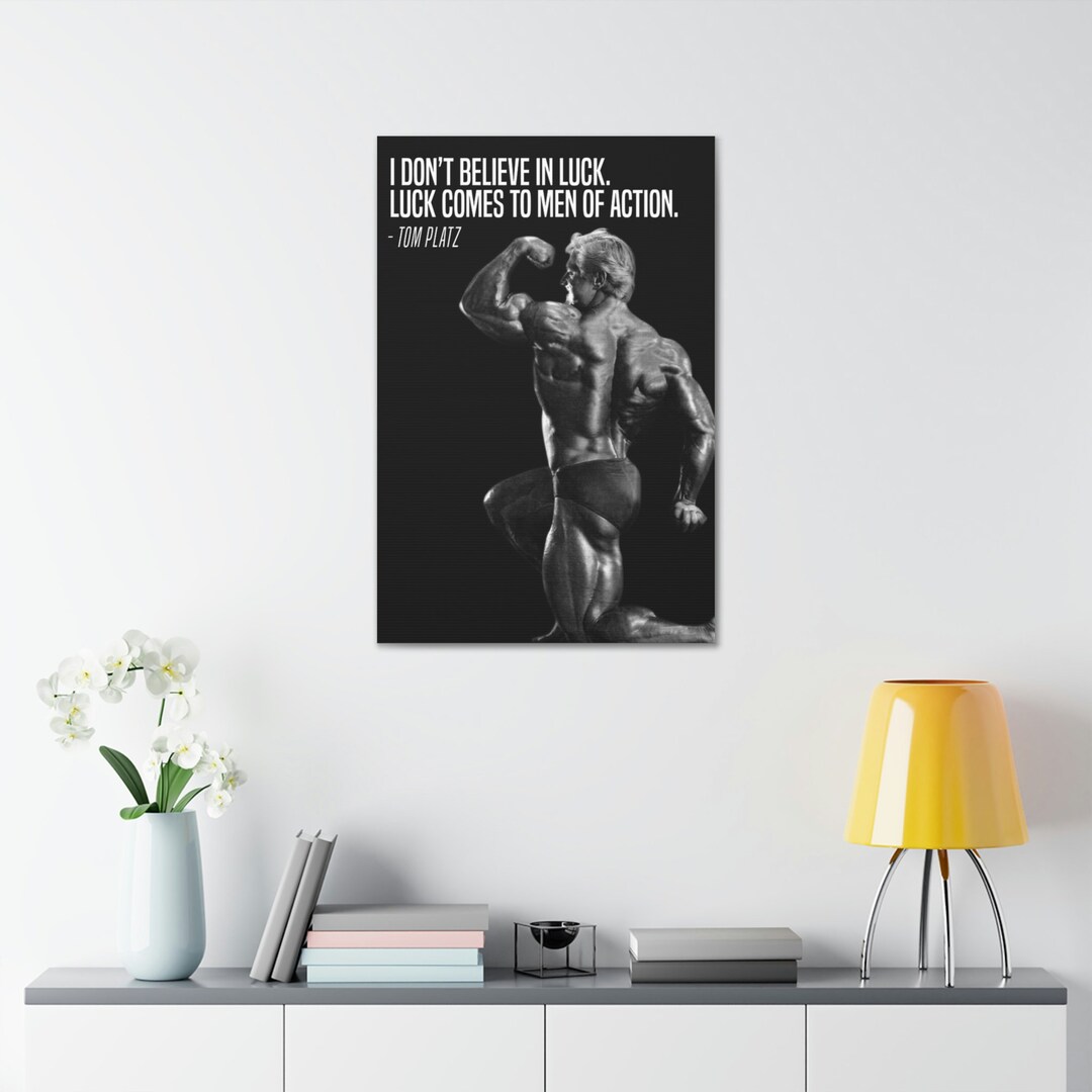 Tom Platz Motivational Canvas, the Golden Eagle Canvas - Etsy