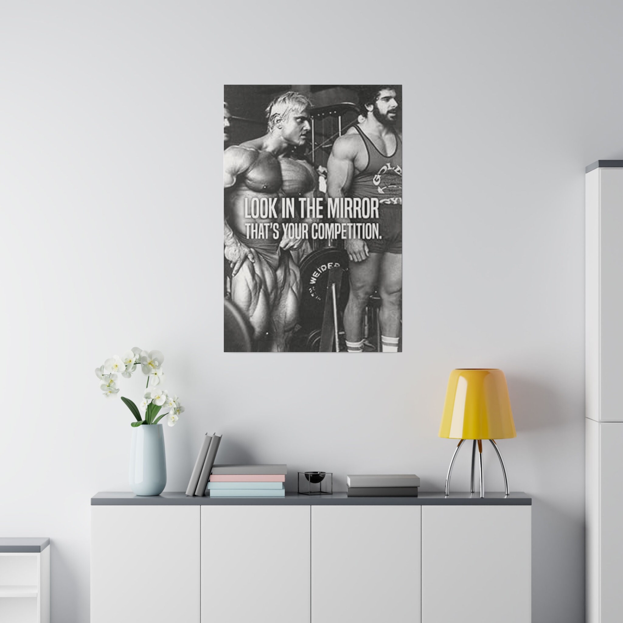 Tom Platz Motivational Canvas Poster, the Golden Eagle Canvas - Etsy