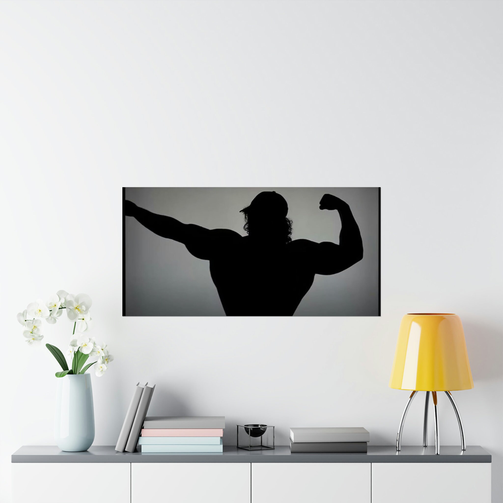 Sam Sulek Black and White Poster Modern Bodybuilding Premium Quality ...